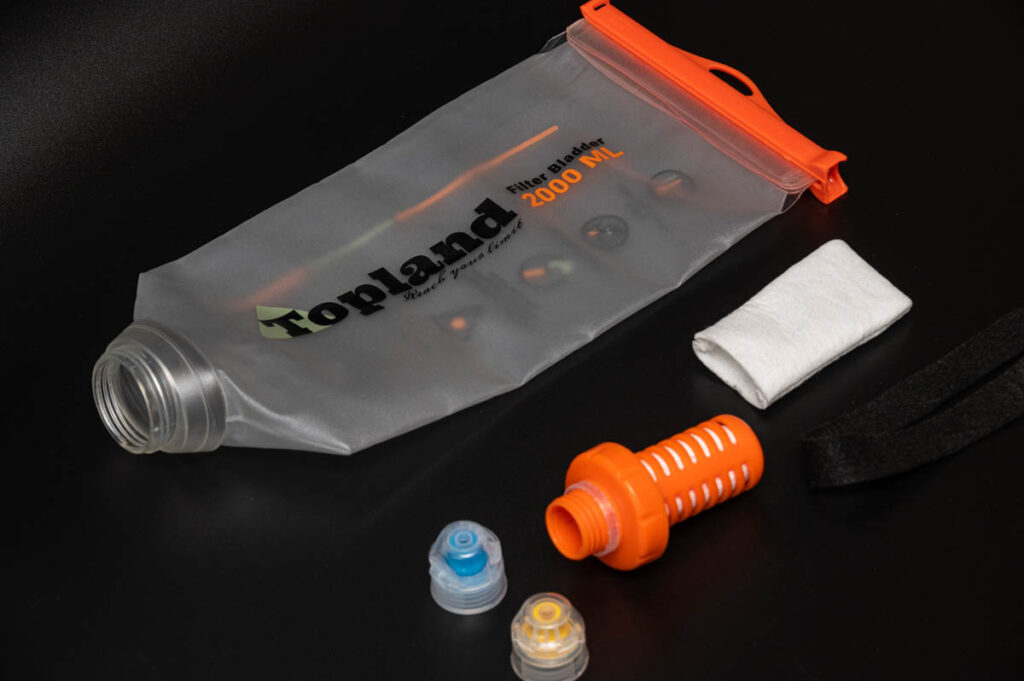 台湾の携帯浄水器Topland Filter Bladderをレビュー！画期的な3段階フィルター！ - ぜつえんアウトドア