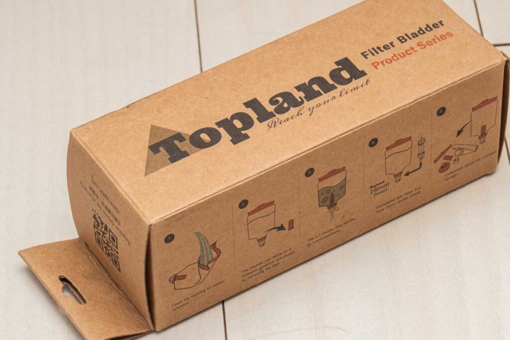 台湾の携帯浄水器Topland Filter Bladderをレビュー！画期的な3段階フィルター！ - ぜつえんアウトドア